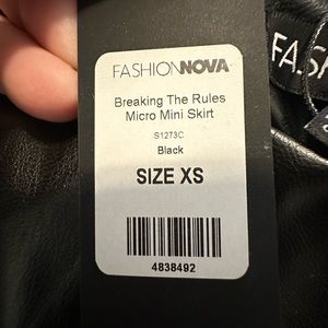 Fashion Nova | Skirts | Nwt Fashion Nova Micro Mini Skirt | Poshmark